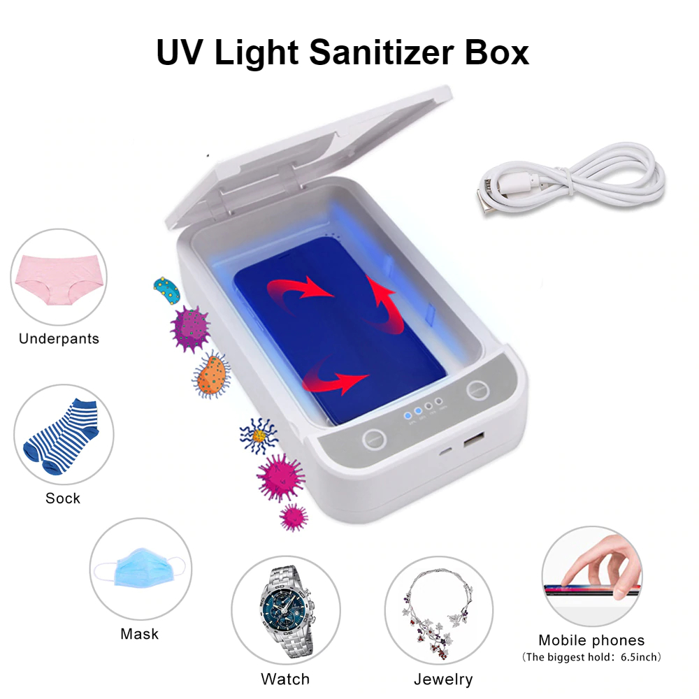 Portable UV Light Sanitizer Box, Anti Virus Box - GenieUs Shop